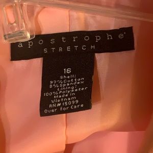 Apostrophe | Jackets & Coats | Vintage Womens Apostrophe Pink Trench ...